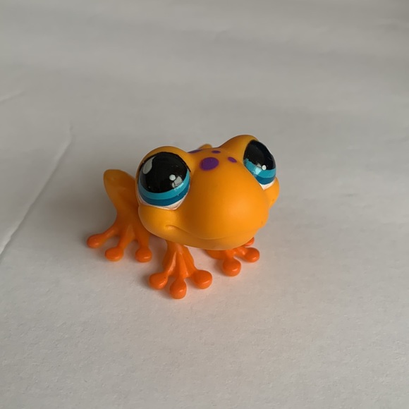 Littlest Pet Shop | Toys | Littlest Pet Shop 874 Orange Frog With ...